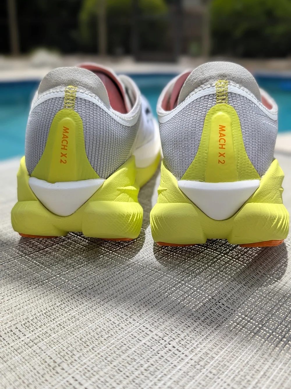 Hoka | Shoes | Hoka Mach X 2 Mens Size 15 D Running Shoes Frost Citrus ...